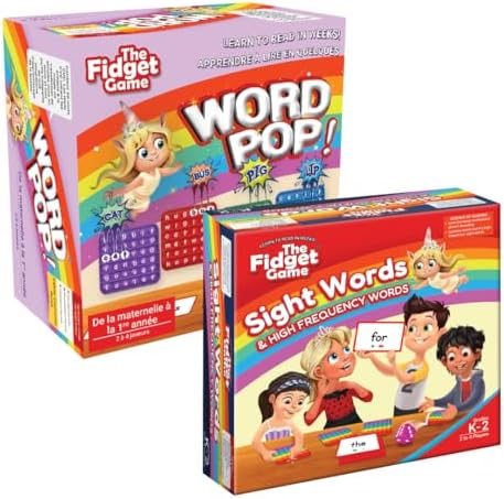 Amazon.com: The Fidget Game Ultimate Reading Bundle - Flashcards and ...