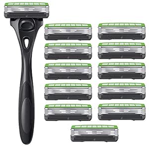 Amazon.com: Schick Hydro Skin Comfort Sensitive 3 Blade Razor for Men ...