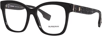 Amazon.com: BURBERRY Eyeglasses BE 2363 3001 Sylvie Black : Clothing ...