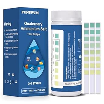 Quaternary Ammonium Test Quat Test Strips: 200 Strips Quaternary Test ...