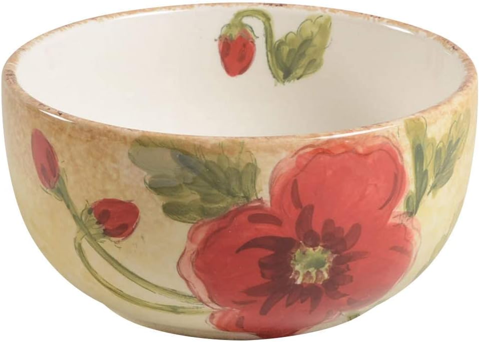 Amazon.com | MAXCERA Poppies Soup Cereal Bowl: Cereal Bowls