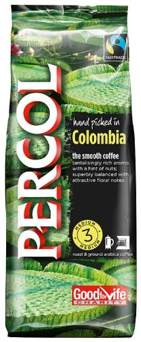 Percol Fairtrade Columbia Ground Coffee Medium Roasted 227g Ref A02037 : Amazon.de: Lebensmittel ...