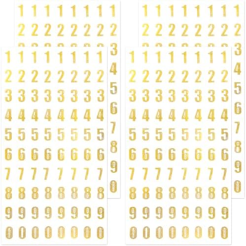 Amazon.com: 7 Sheets Mini Number Stickers for Nail Art, Self Adhesive ...