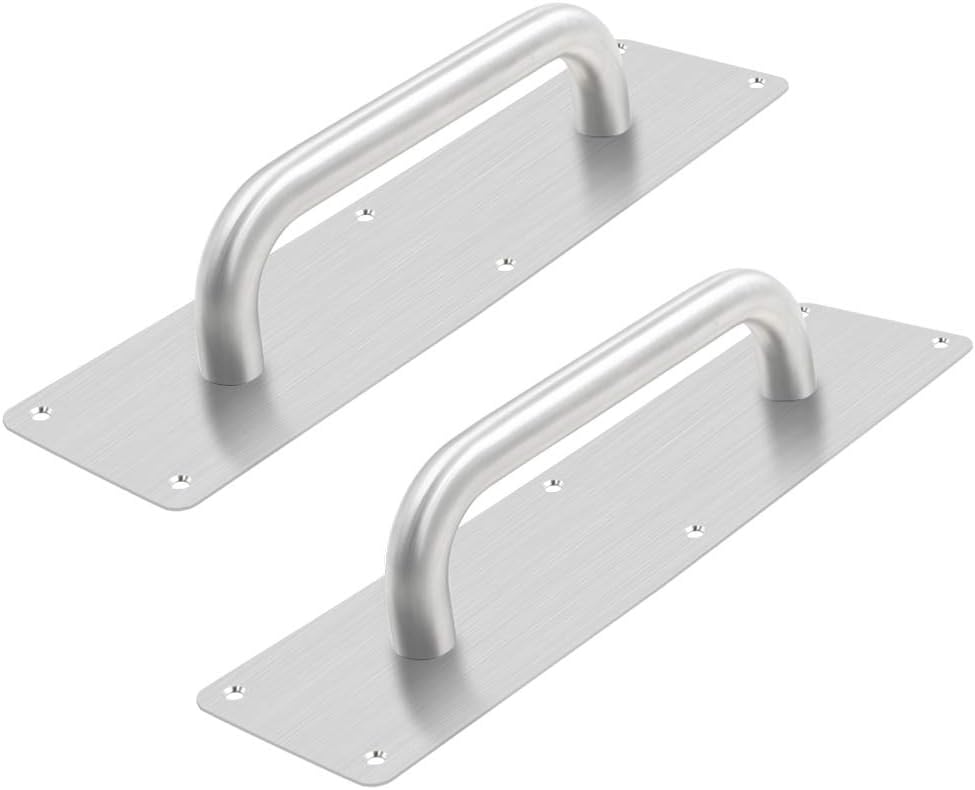 MAHIONG 4 PCS 12 x 4 Inch Stainless Steel Door Handle, Pull and Push ...