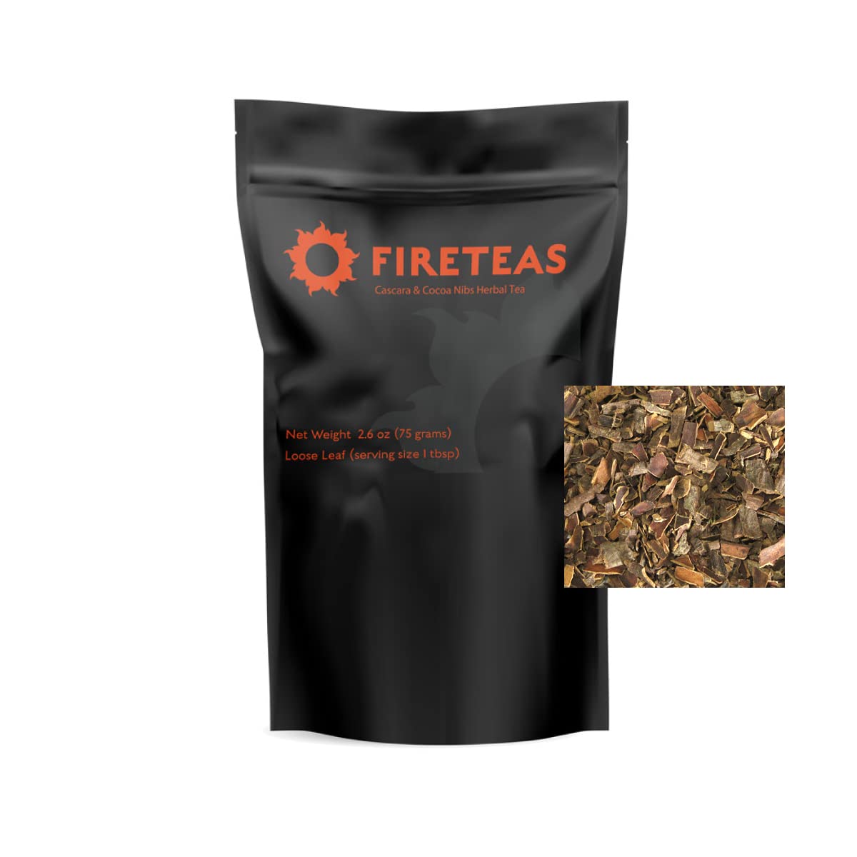 Amazon.com : FIRE TEAS Cascara Sagrada & Cocoa Herbal Tea - Organic ...