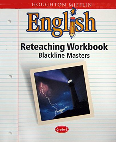 English, Grade 6: Reteaching Blackline Masters: Houghton Mifflin Company: 9780618090891: Amazon ...