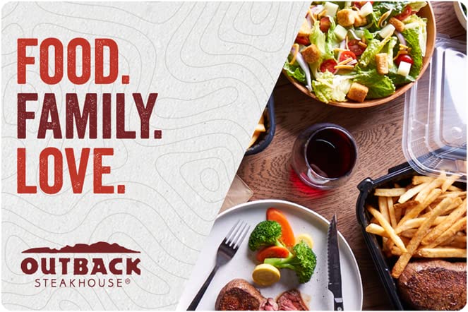 Amazon.com: Outback Steakhouse Restaurant eGift Card - Food Family Life ...