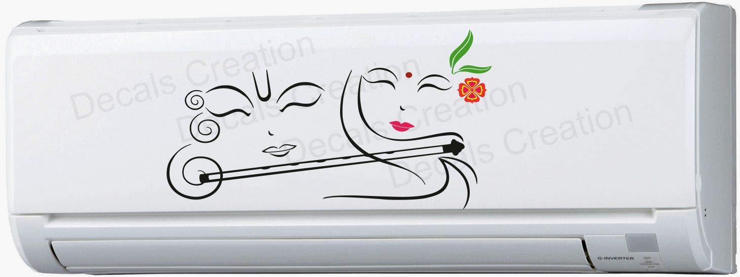 Decals Creation™ AC Sticker Split Ac Stickers Air Conditioner Sticker ...