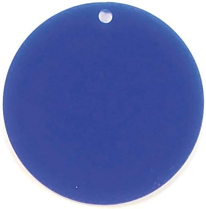 Amazon.com: 25 Acrylic Keychain Circle Blanks 2.5" OR 3" DIAM. 1/8 ...