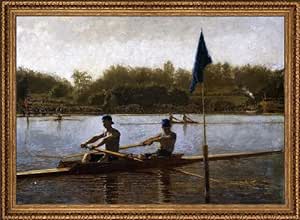 Amazon.com: Art Oyster Thomas Eakins The Biglin Brothers Turning The Stake Boat - 18" x 27 ...