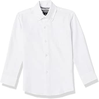 Amazon.com: AXNY Boys' Slim Fit Super Stretch Solid Button Down Shirt ...