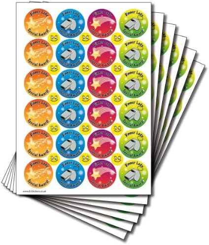 234 Dinner Lady Award Themed Reward Stickers : Amazon.co.uk: Stationery ...