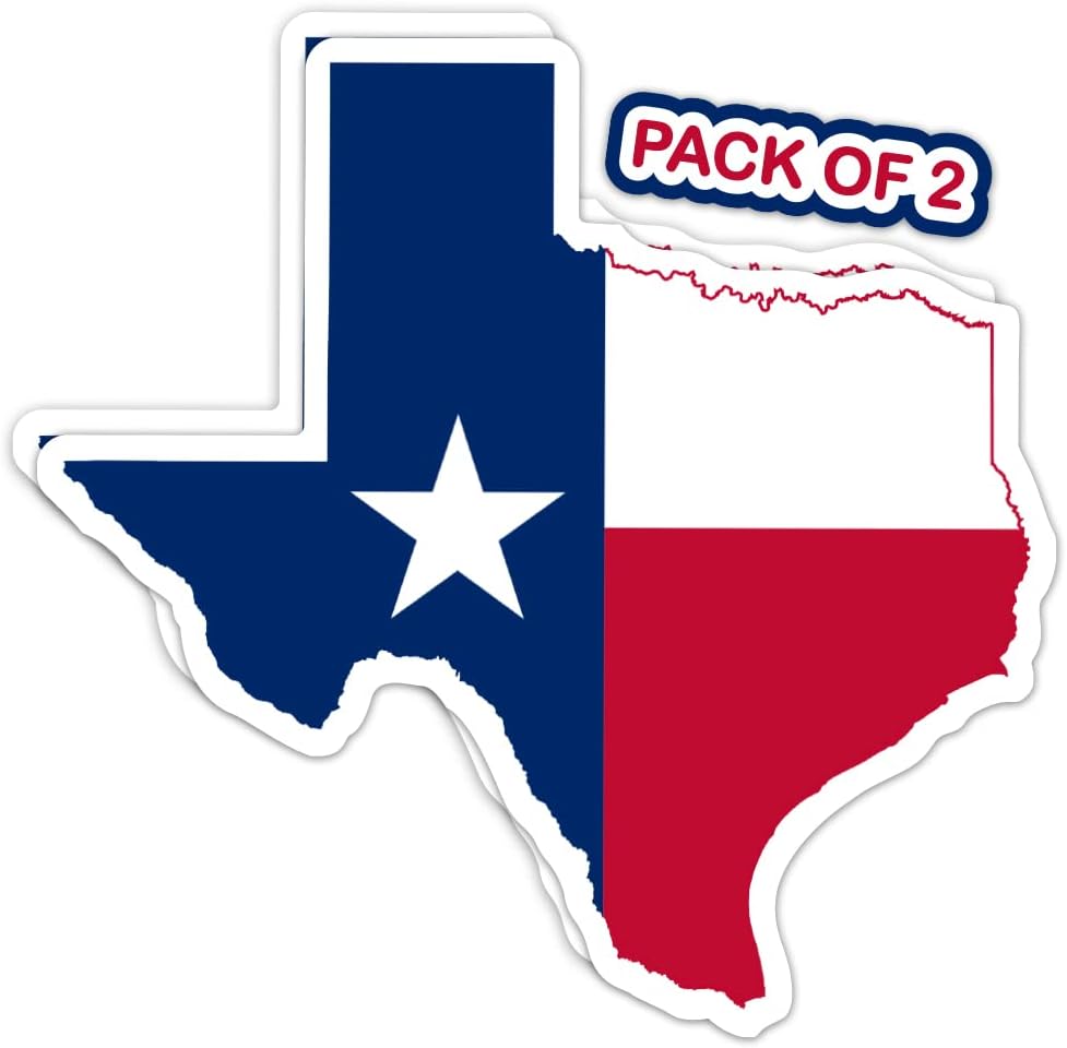 Amazon.com - IMPERIAL VIBES – Texas Flag Sticker – Vinyl Sticker for ...