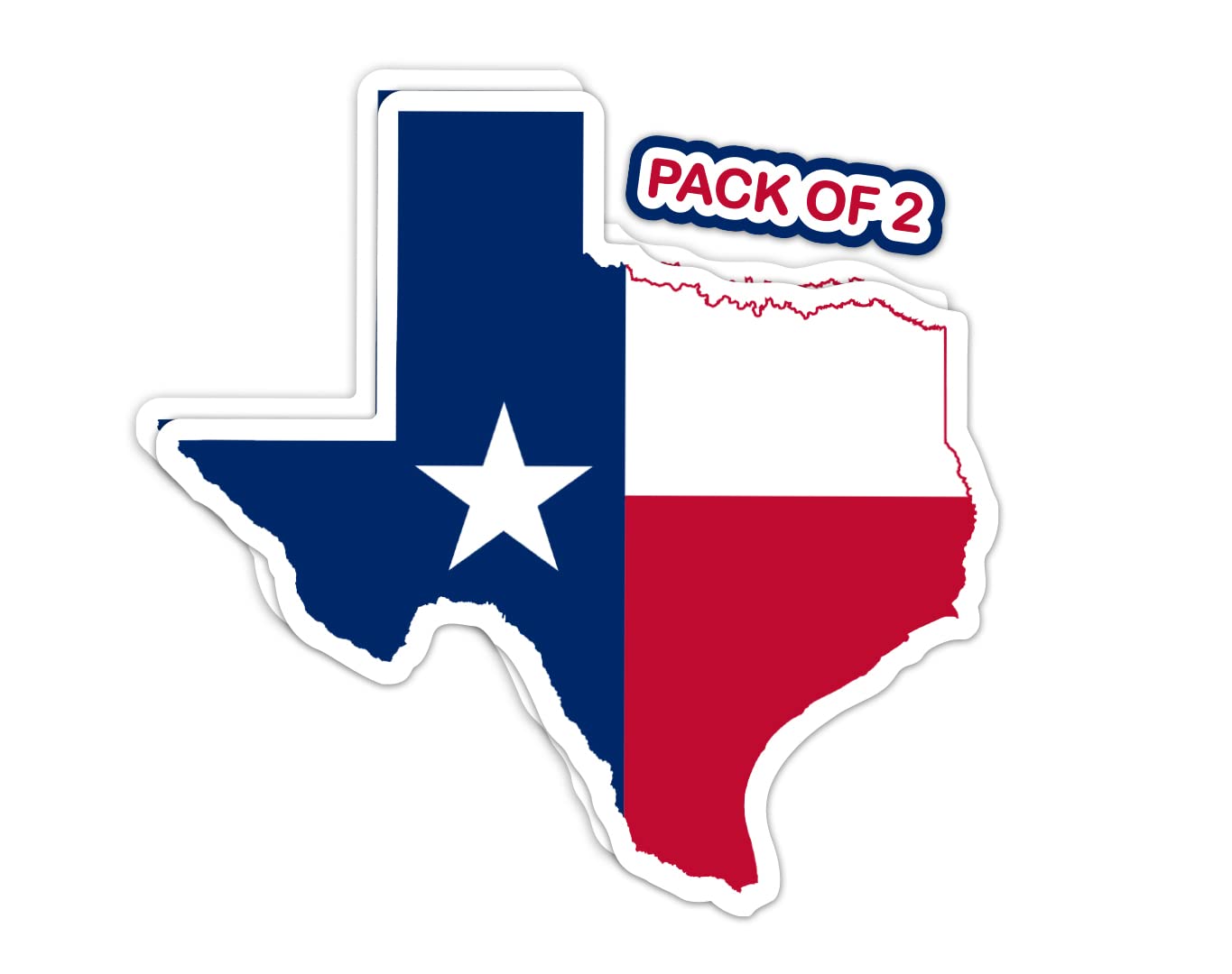 Amazon.com - IMPERIAL VIBES – Texas Flag Sticker – Vinyl Sticker for ...