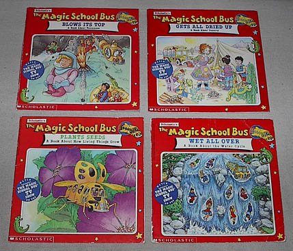 The Magic School Bus set: (Blows its Top; Gets All Dried Up; Plants ...
