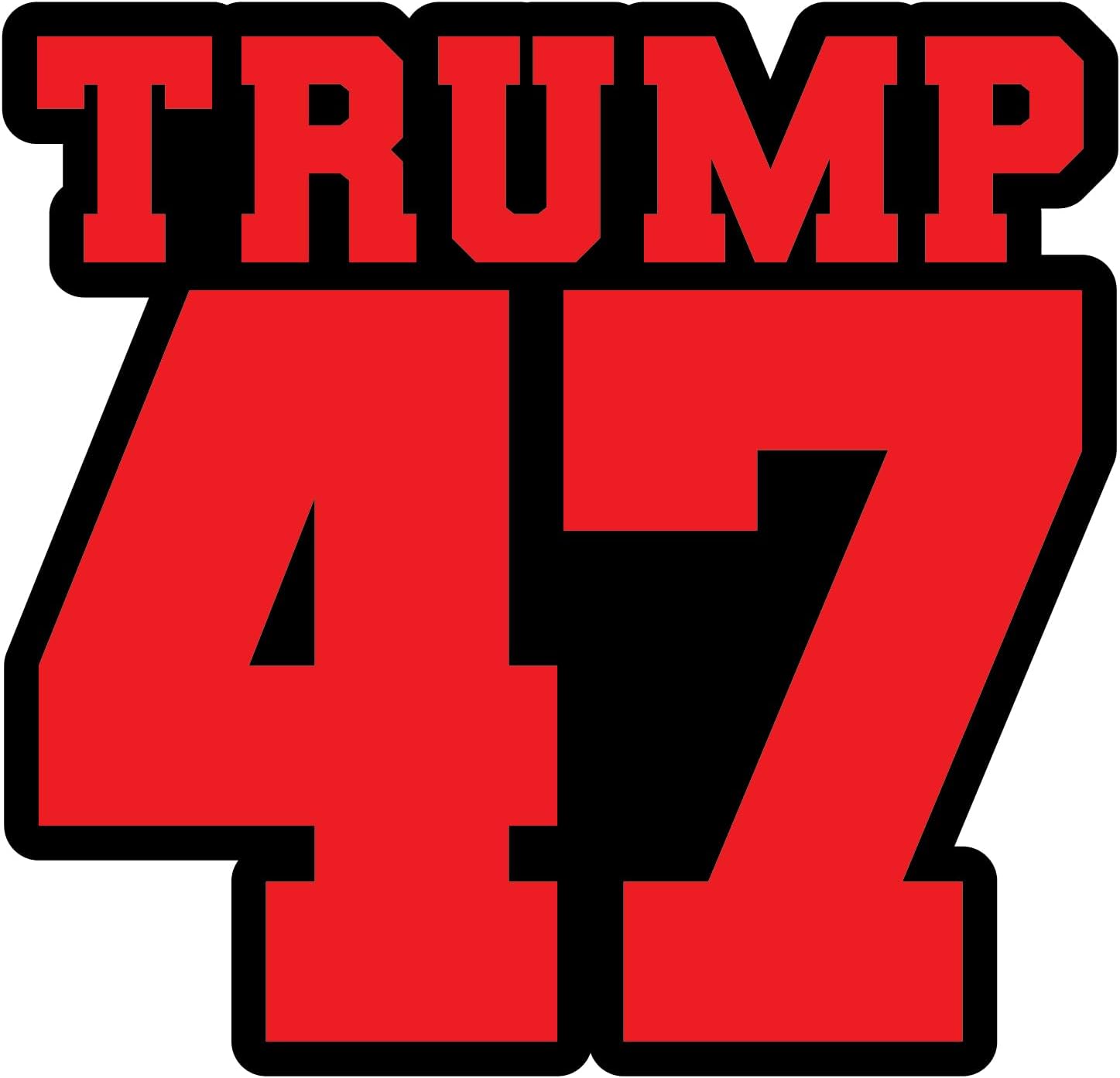 Amazon.com - Team Trump 47 Vinyl Sticker Decal – Custom Colors & Sizes ...