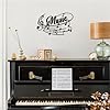 Amazon.com: Sanshaoye Metal Music Note Wall Art Sign for Home Décor ...
