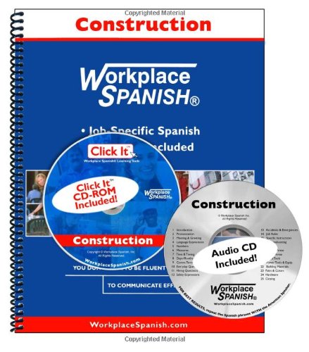 Amazon.com: Spanish for Construction - Manual with audio CD & Click It ...