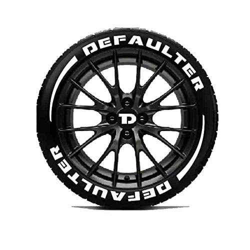 TYRE DÉCOR Customized Permanent Rubber Tyre 3D Stickers for Car Tyre ...