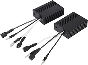 Amazon.com: OXILAM 50W 6ohm Load Resistors, LED Turn Signal Resistor ...