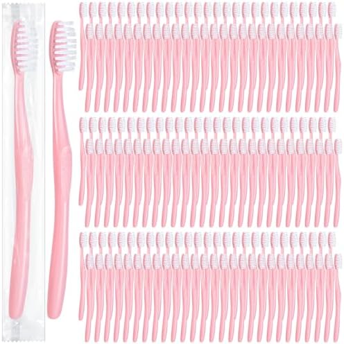 Amazon.com : Patelai 100 Pcs Individually Wrapped Toothbrush Bulk ...