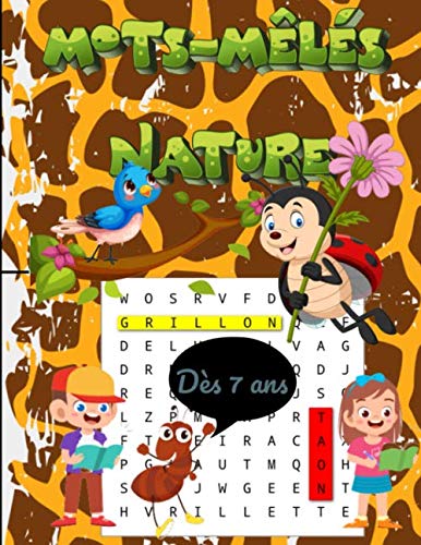 Buy Mots mêlés Nature Dès 7 ans: Mots mêlés : Insectes-les Fleurs pour ...