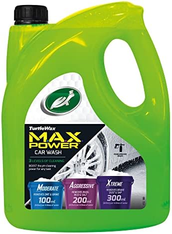 Amazon.com: Turtle Wax 53284 M.A.X. Power Car Wash Shampoo Car Care ...