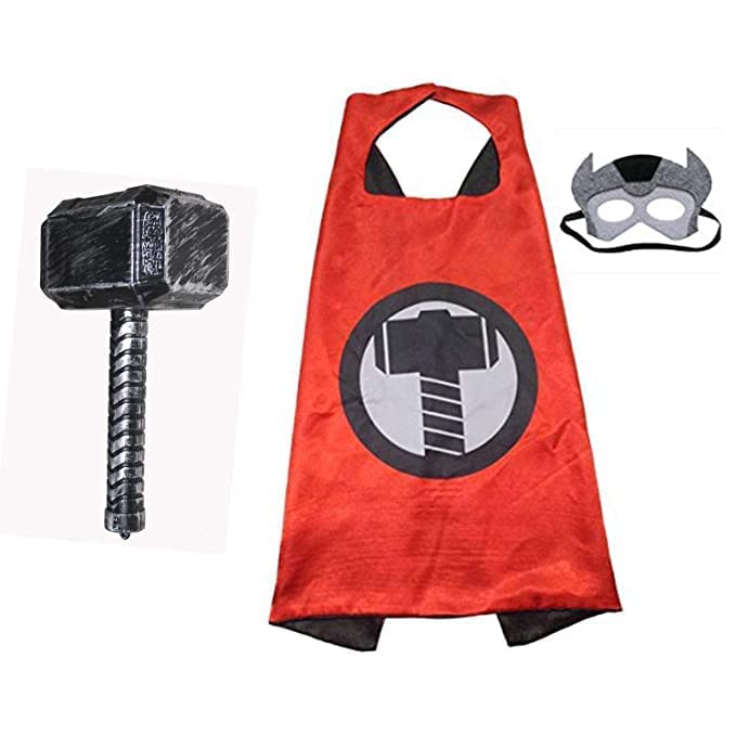 Buy CHRISLEY ENTERPRISES Thor dress for kids with hammer, mask, cape ...