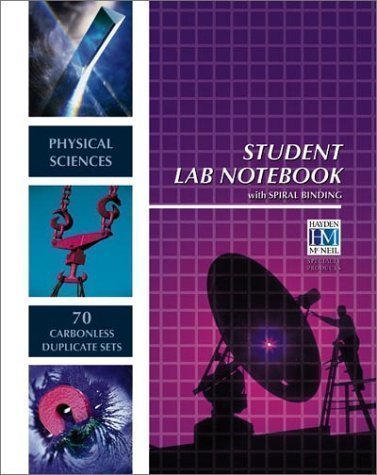 Physical Sciences Student Lab Notebook N/A Edition by Products, Hayden ...
