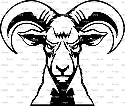 Amazon.com: 8" Round - Rams High School Mascot Birthday - D960 - 2D ...