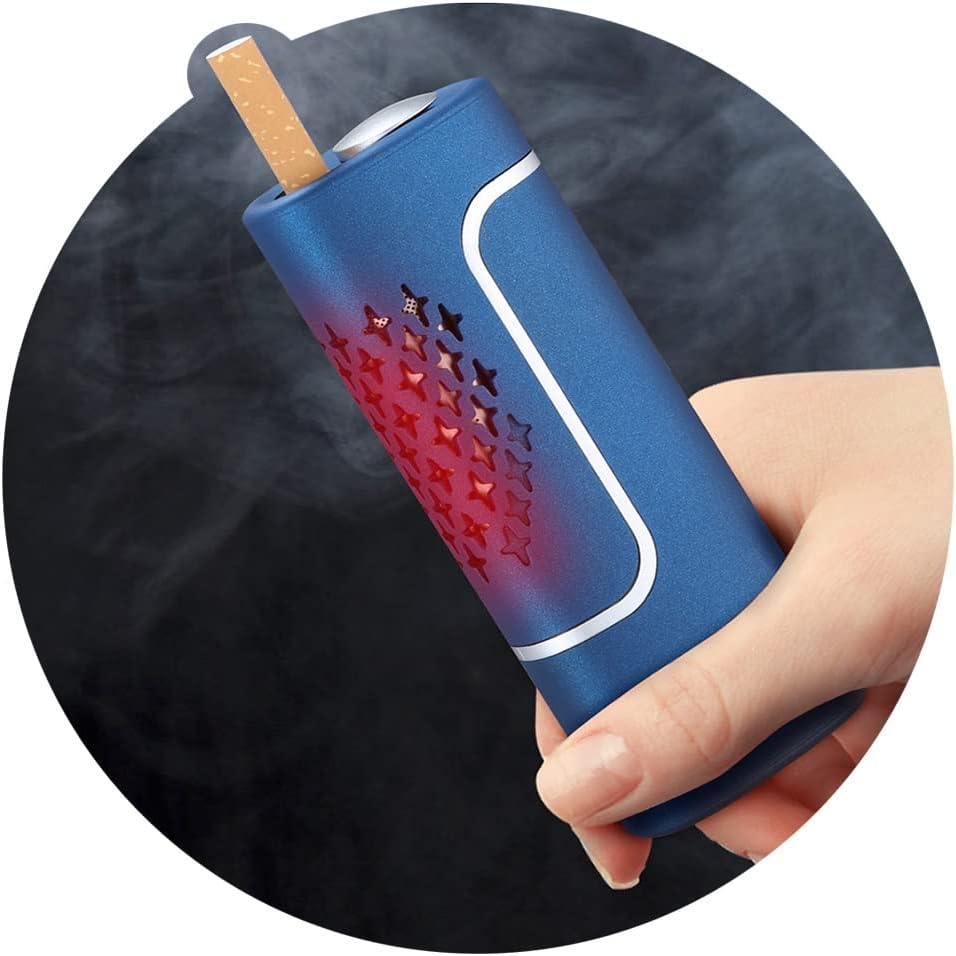 Amazon.com: Handheld Ashtray With automatic cigarette lighter, Portable ...