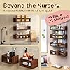 Amazon.com: HOMEY PANDA Wall-Mounted Nursery Bookshelves - 3 Long + 2 ...