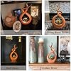 Amazon.com: FJS Home Decor Modern Art Ceramic Statue, Orange Coffee ...