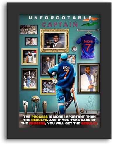 TenorArts MS Dhoni poster CSK Captain Cool Mahi posters Laminated ...