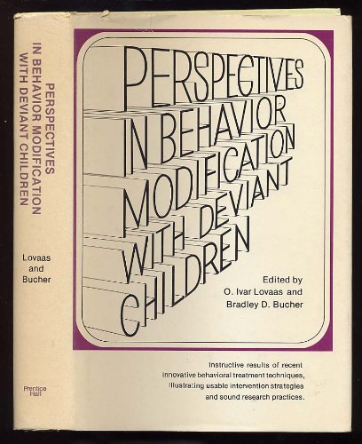Amazon.com: Perspectives in behavior modification with deviant children ...