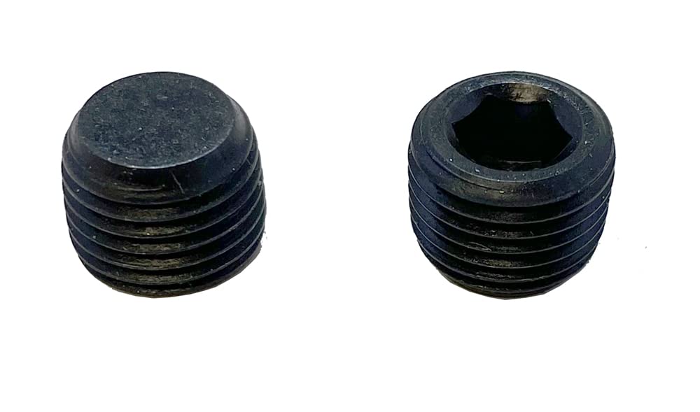 Amazon.com: 5 M10 - 1.0 Hexagon Socket Pipe Plugs Steel DIN 906 ...