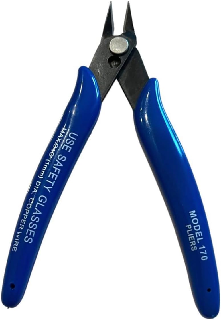 5 inch (2 Pack) Precision Wire Cutters, Flush Cut Pliers, Small Wire ...