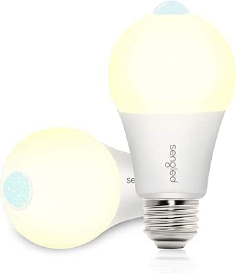 Sengled Motion Sensor Light Bulbs, A19 3000K 800LM Outdoor Indoor LED ...