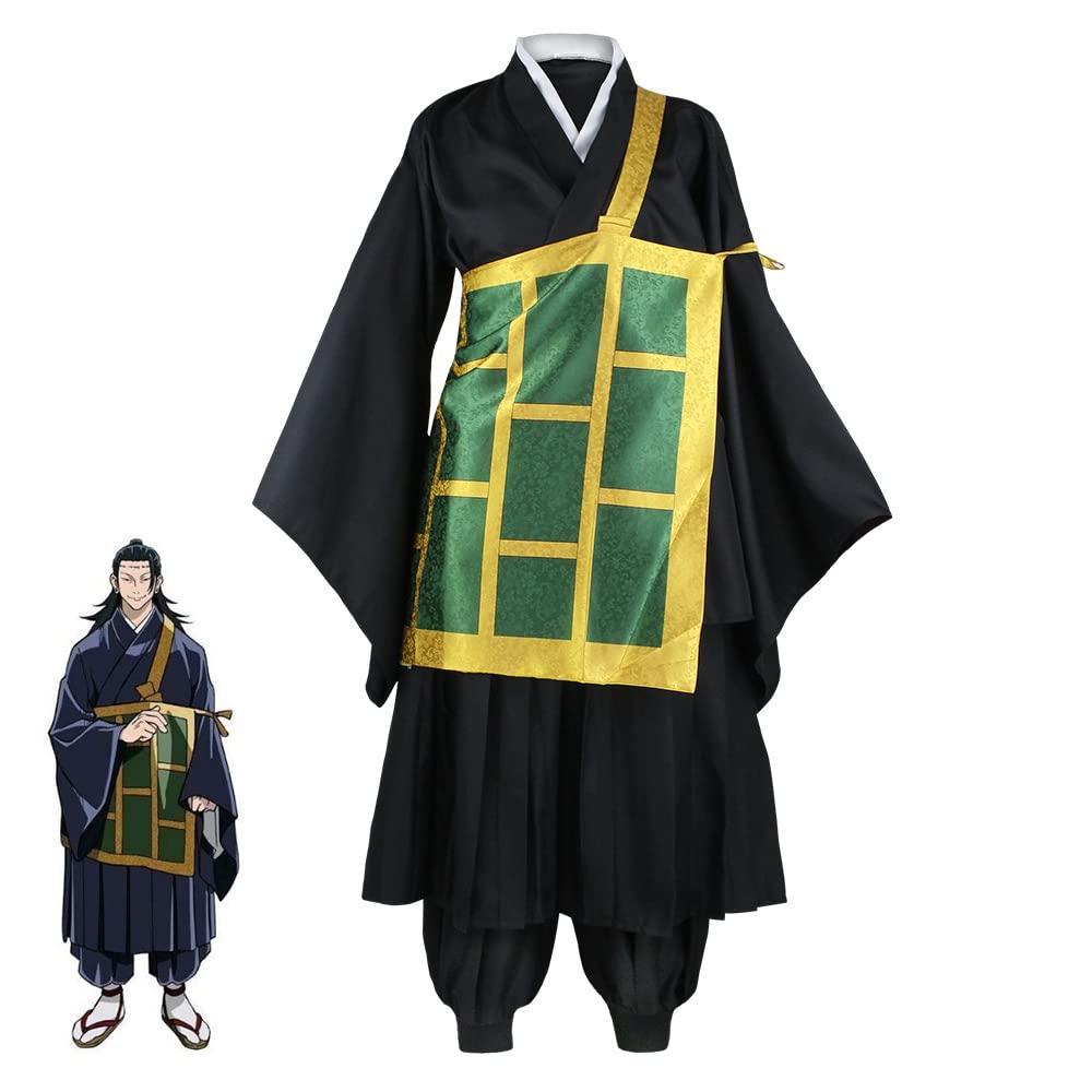 Buy Jiumaocleu Getou Suguru Cosplay Costume Kimono Robe Set, Anime ...
