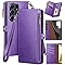 Amazon.com: XcaseBar compatible with Samsung Galaxy S25 Ultra Wallet case with Zipper Credit ...