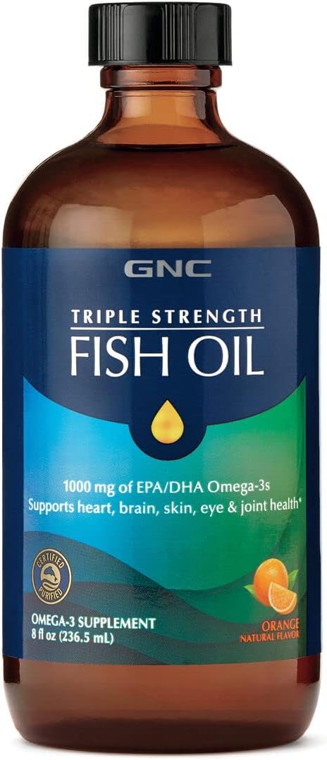 Amazon.com: GNC Triple Strength Fish Oil | 1000 mg of EPA/DHA Omega-3s ...
