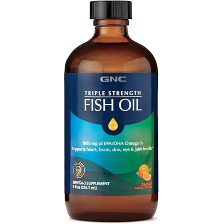 Amazon.com: GNC Triple Strength Omega 3 Fish Oil 1000mg, 30 Count ...