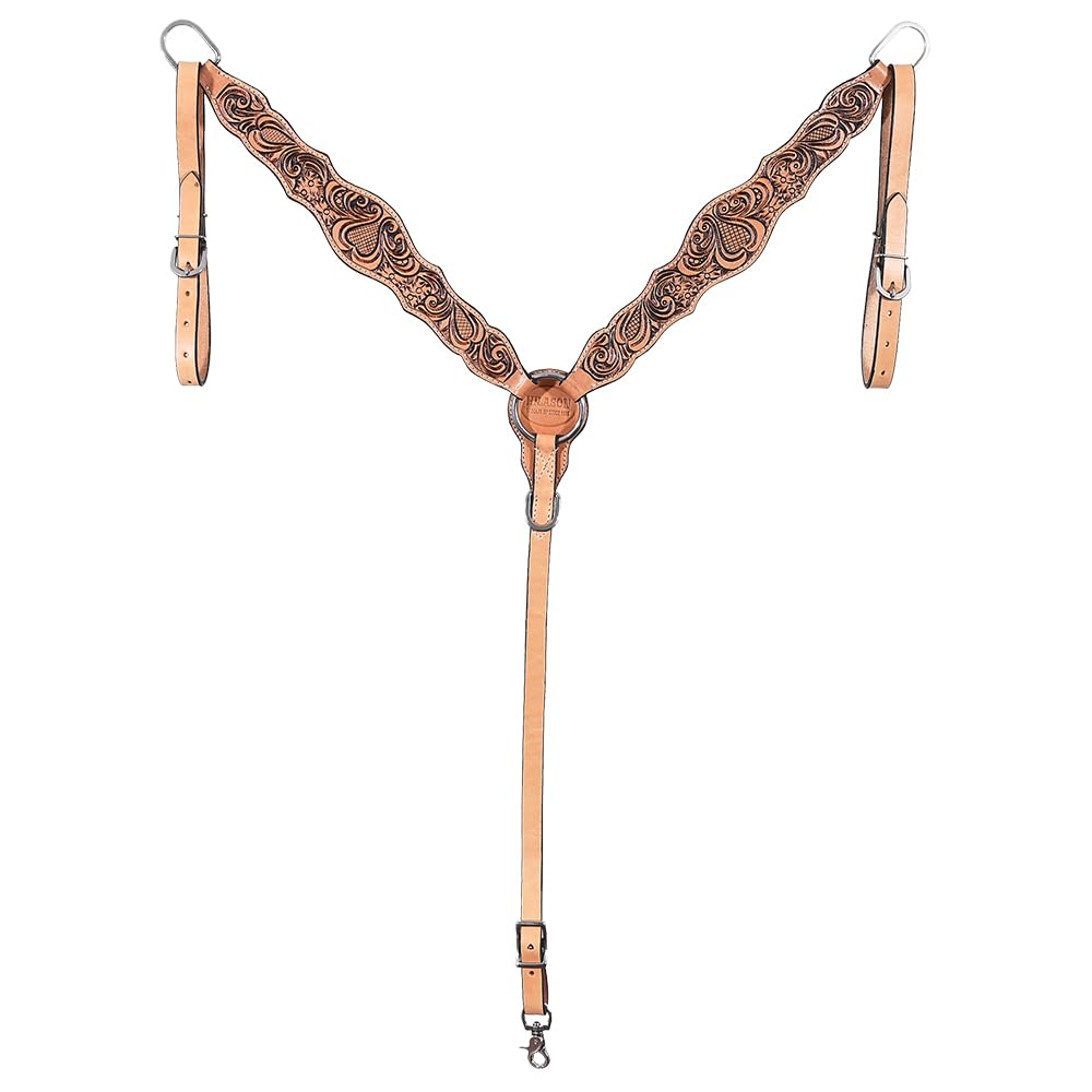 Snapklik.com : Western Horse Floral Breast Collar American Leather For ...