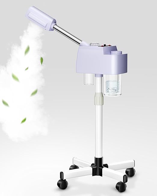 Amazon.com: HYTOBP Professional Facial Steamer on Wheels, Standing Face ...
