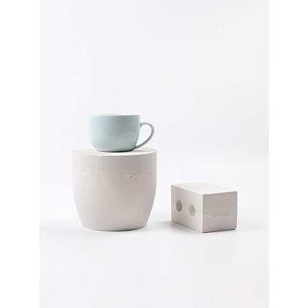 Amazon.com: WellieSTR 1 Set 3D Plaster Coffee Cup Molds Ceramic Cup ...