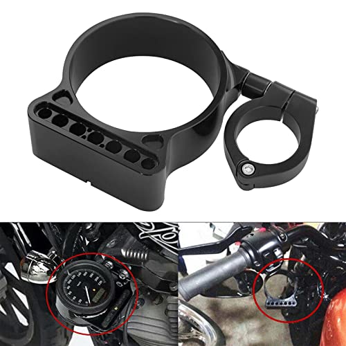 Snapklik.com : Black Side Mount Speedometer Relocation Bracket ...