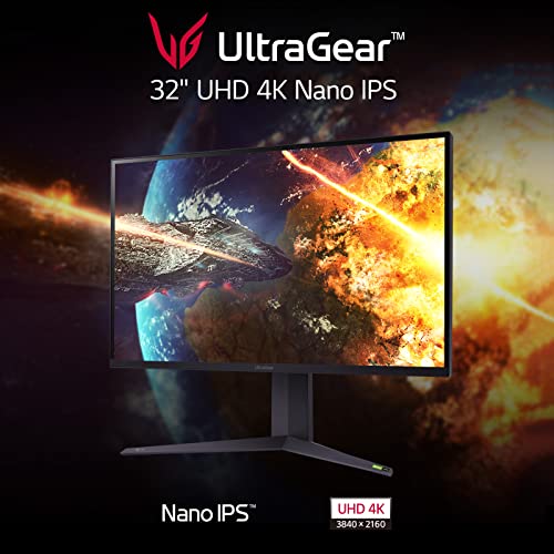 LG UltraGear UHD 32-Inch Gaming Monitor 32GQ950-B, Nano IPS 1ms (GtG ...