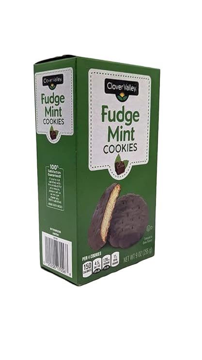 Amazon.com: Clover Valley Thin Fudge Mint Cookies 9 Ounce Box : Grocery ...