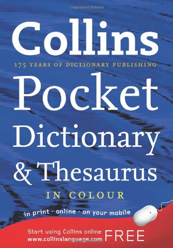 Collins Pocket Dictionary and Thesaurus (Dictionary/Thesaurus ...