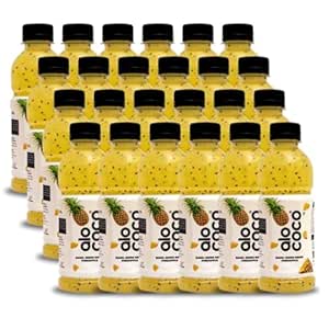 Alo Coco Pineapple Fruit Drink With Benefits Of Basil Seed | Premium ...